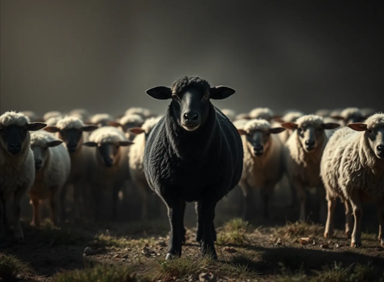 De waarheid over zwarte schapen in disfunctionele families